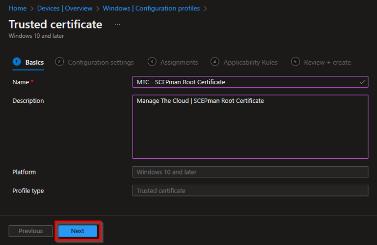 Cloud native certificate enrollment via Microsoft Intune (Part 2/3 ...