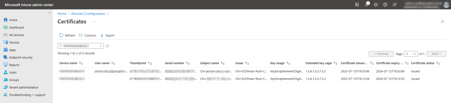 Cloud Native Certificate Enrollment Via Microsoft Intune Part 23 Intune Configuration